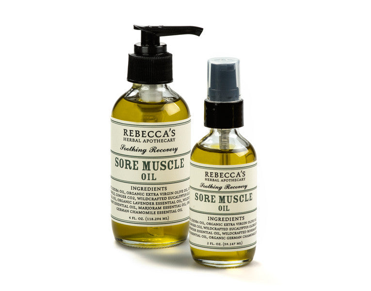 Sore Muscle Oil – Rebecca's Herbal Apothecary